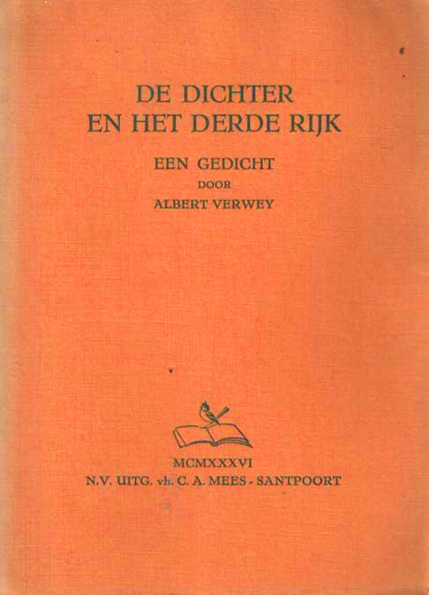 ALBERT VERWEY – DE DICHTER EN HET DERDE RIJK | MUIZENEST
